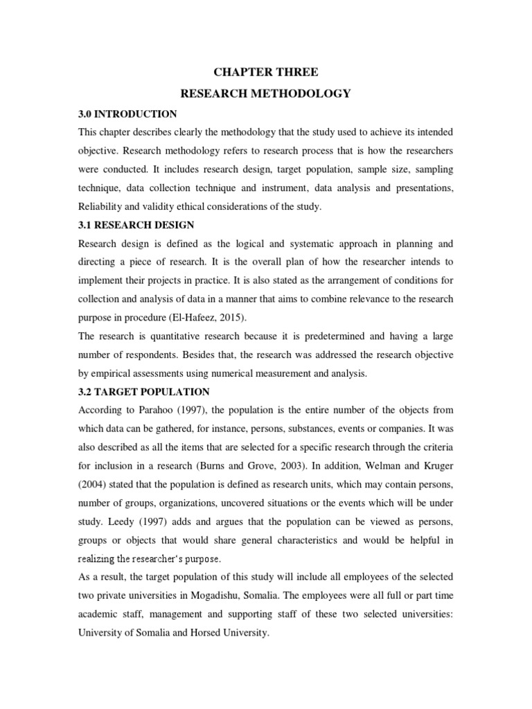 Chapter Three (MR) | Download Free PDF | Sampling (Statistics ...