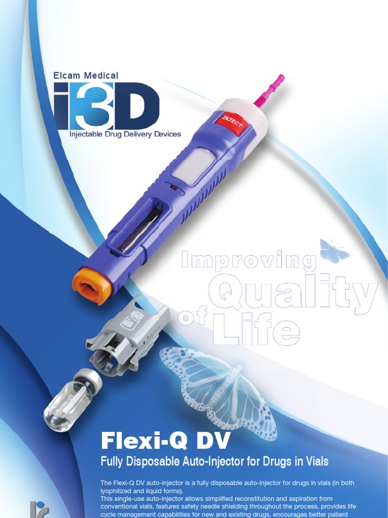 Fully Disposable Auto Injector For Drugs in Vials | PDF | Syringe ...