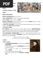 Canterbury Tales Character Chart | PDF | The Canterbury Tales ...