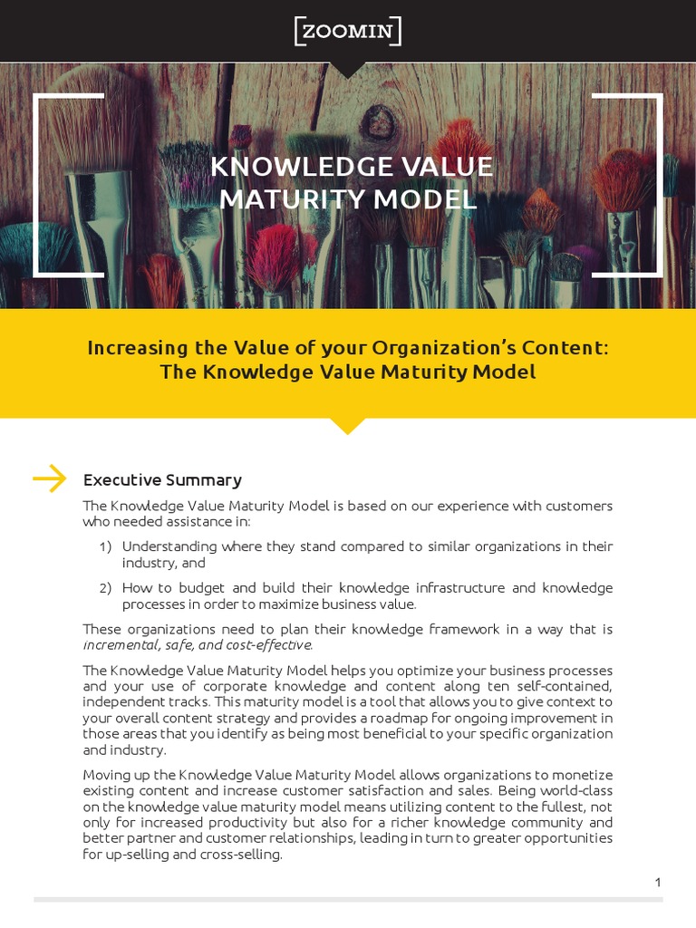 Knowledge Value Maturity Model | PDF | Websites | Analytics