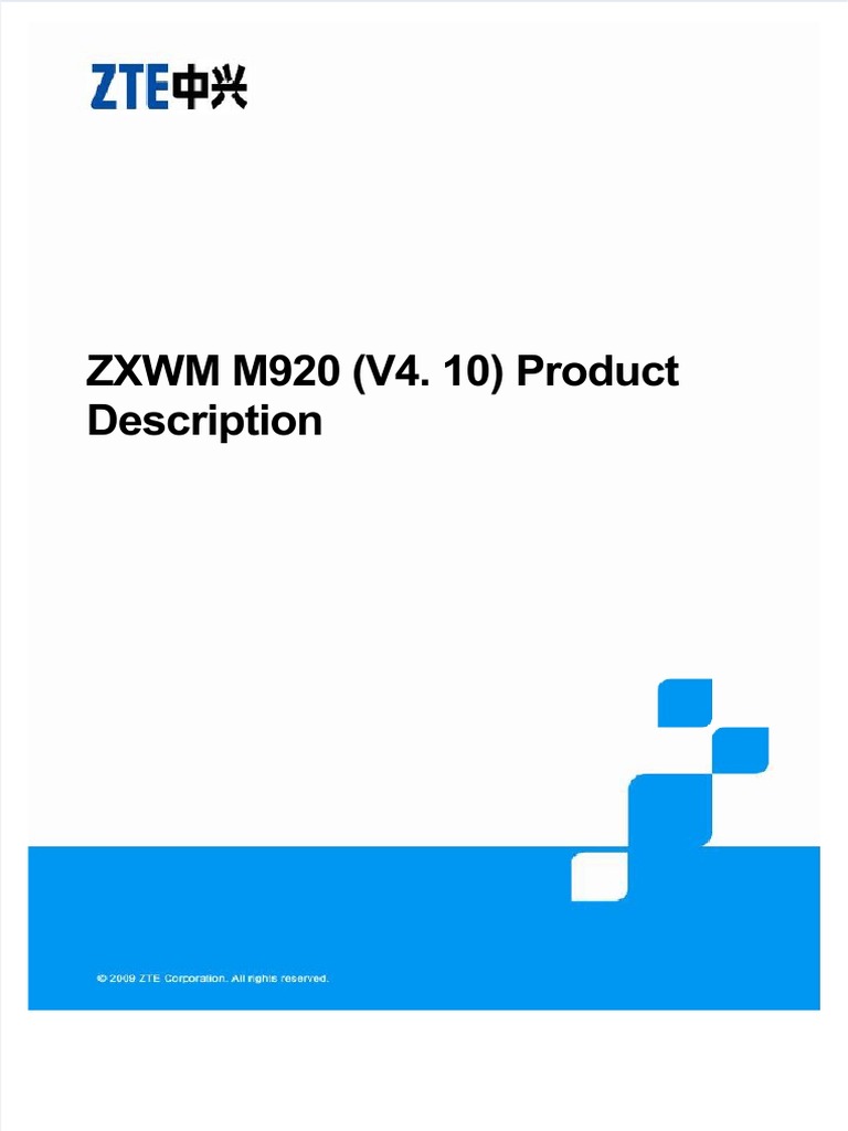 Zte ZXWM m920 | PDF | Wavelength Division Multiplexing | Computer ...
