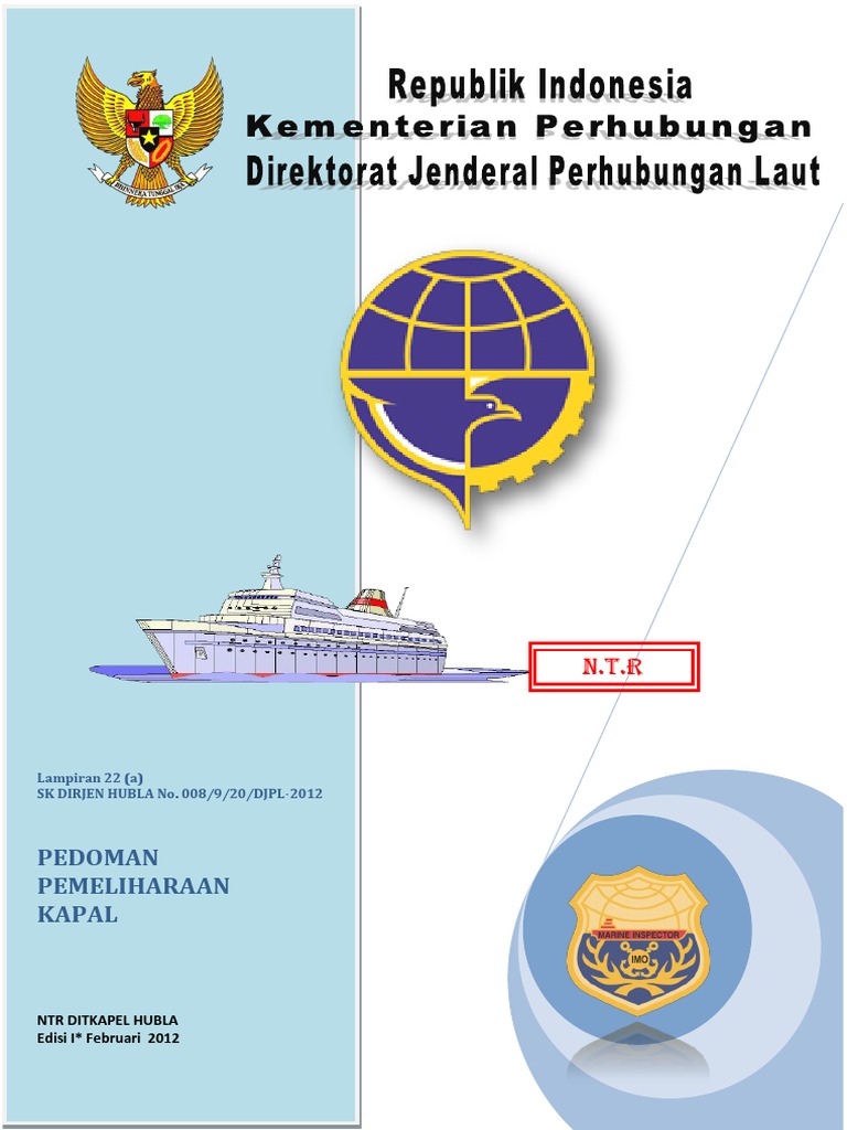 Ditjen Hubla - Pedoman Pemeliharaan Kapal | PDF