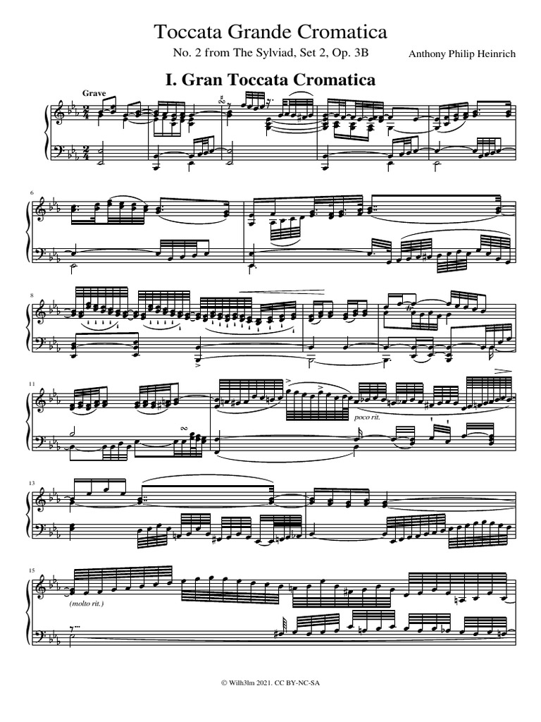 Anthony Philip Heinrich - Toccata Grande Cromatica (The Sylviad, Set 2 ...