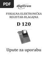 FIA-Uputstvo Za Popunjavanje Uplatnice PDF | PDF