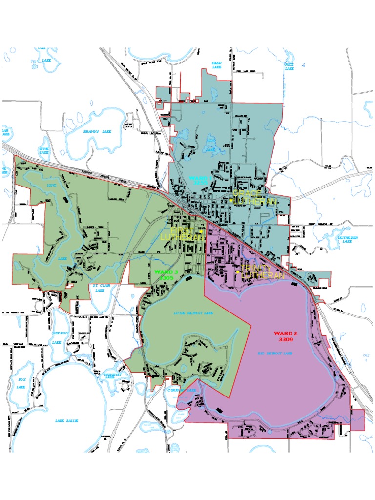Potential 2022 Detroit Lakes Ward Map | PDF