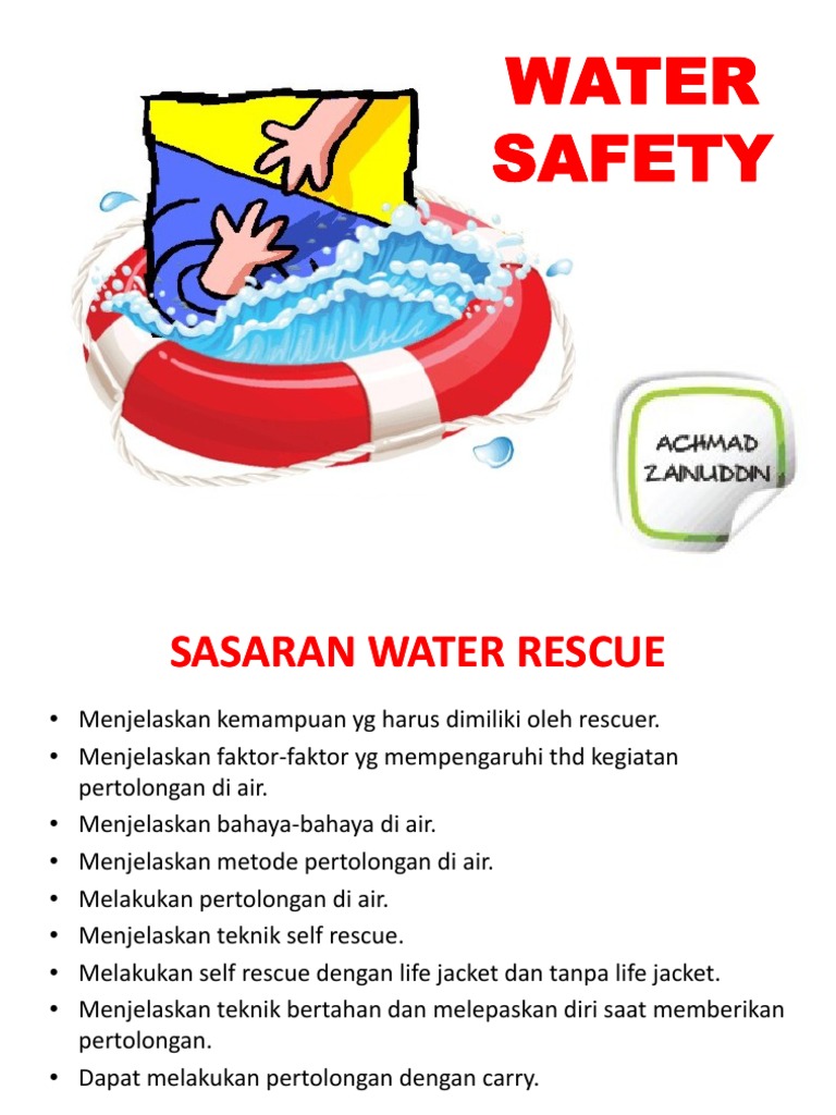 Water Safety | PDF | Kajian Bahasa Asing | Sains & Matematika