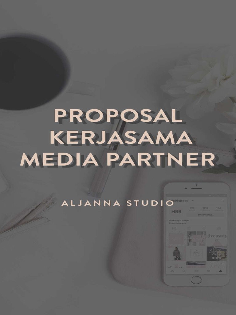 Contoh PROPOSAL MEDIA PARTNER | PDF