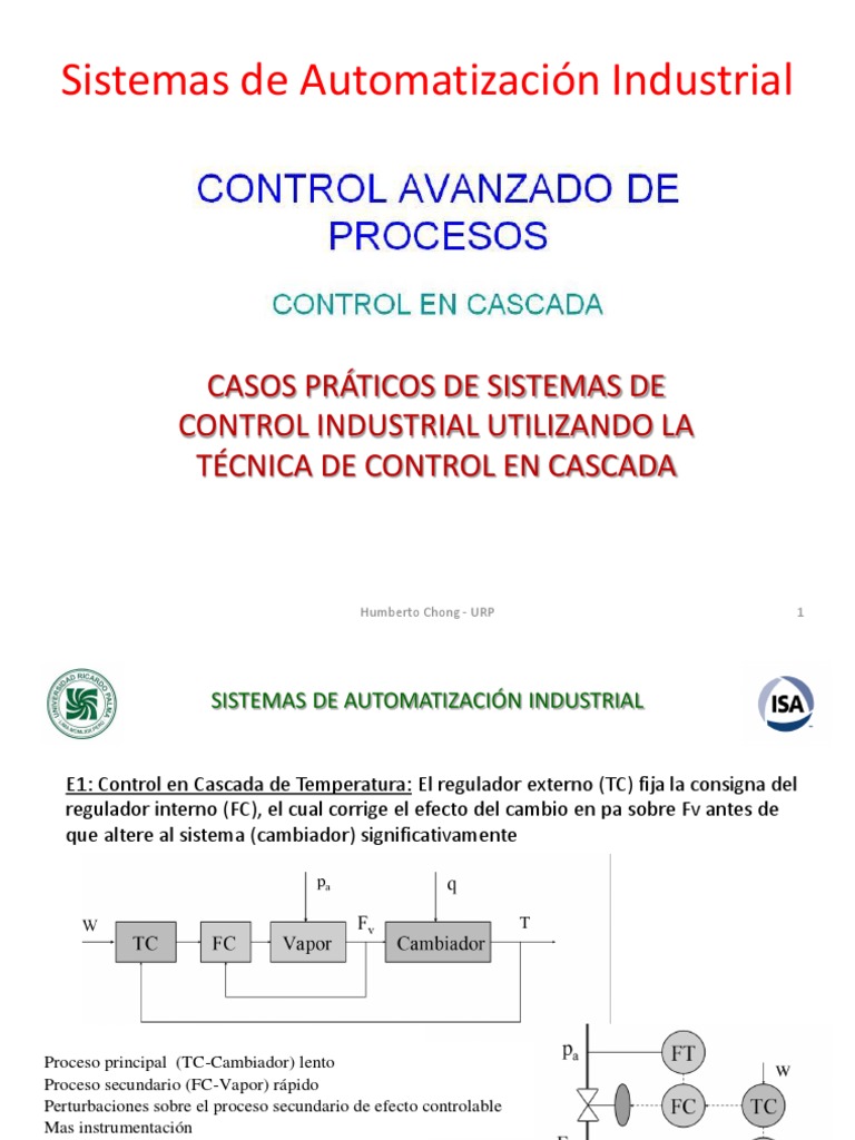 4 - Ejemplos Control en Cascada | PDF | Teoría de sistemas