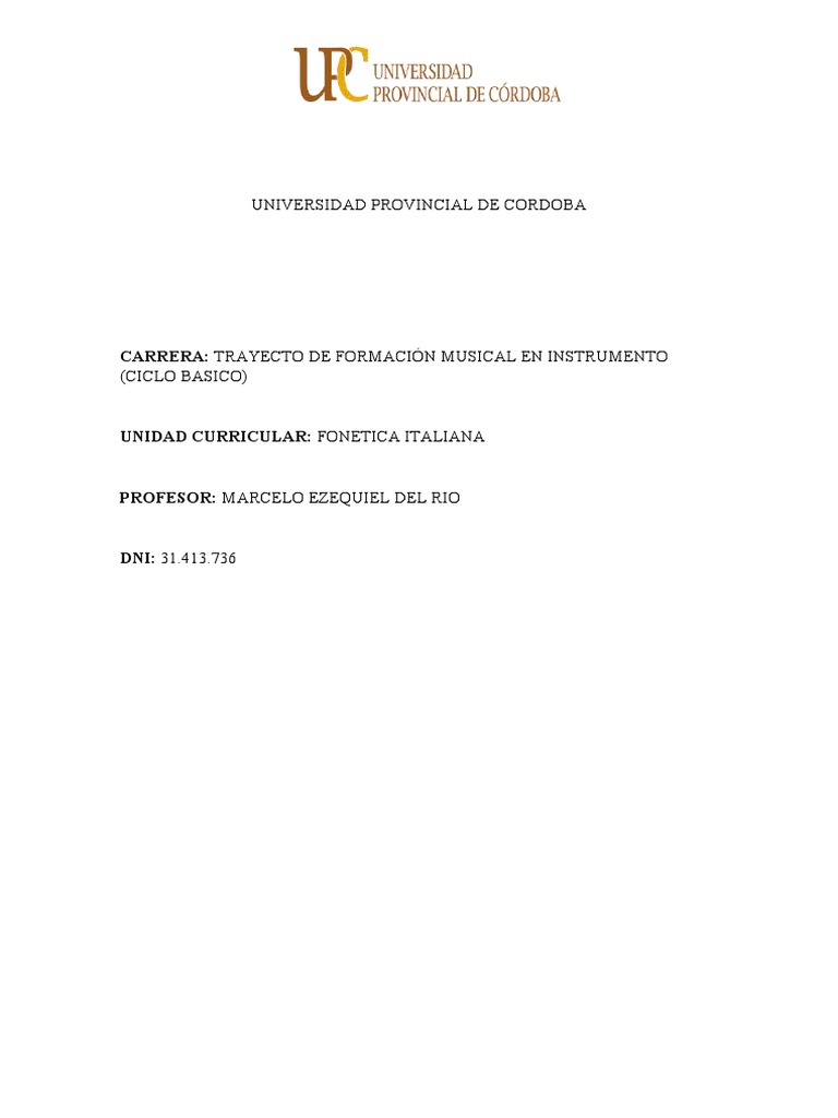 Fonética Italiana para Canto | PDF | Idioma italiano | Fonética