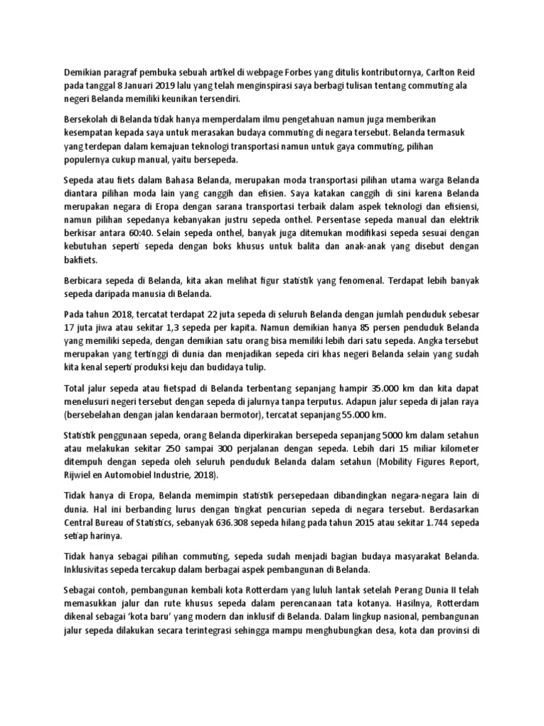 Demikian Paragraf Pembuka Sebuah Artikel Di Webpage Forbes Yang Ditulis ...