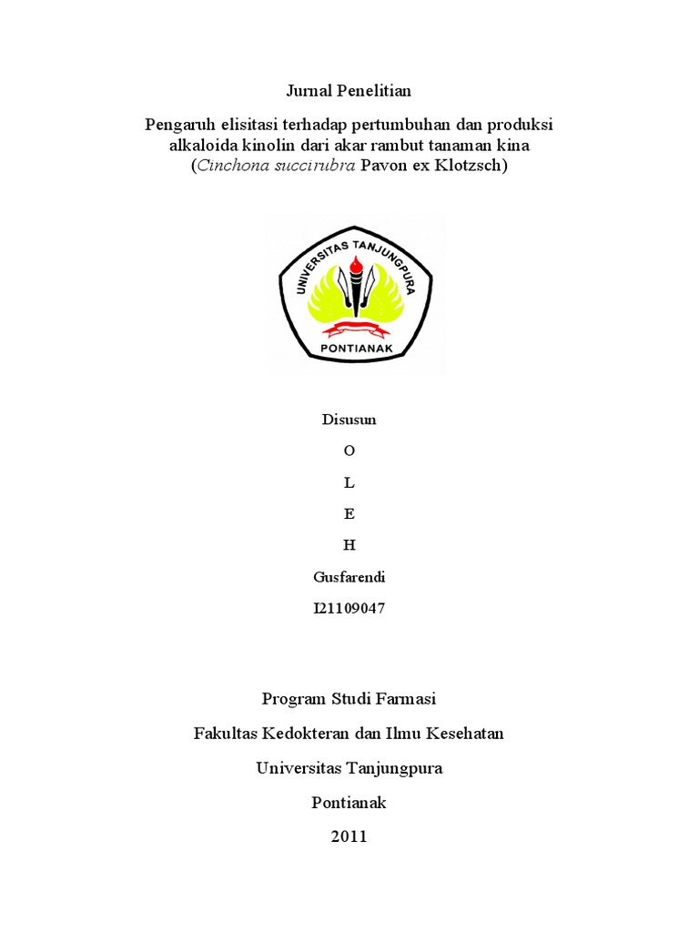 Cover Jurnal Penelitian | PDF