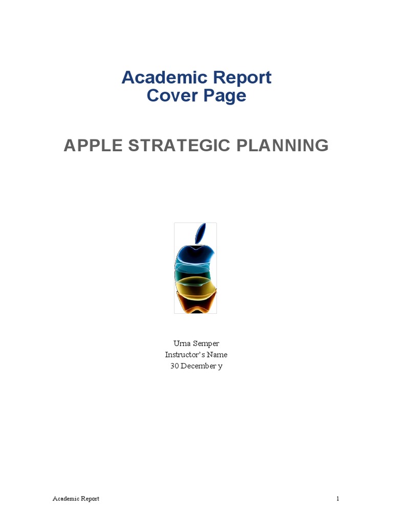 APPLE Strategic Case Study | PDF | Apple Inc. | I Phone