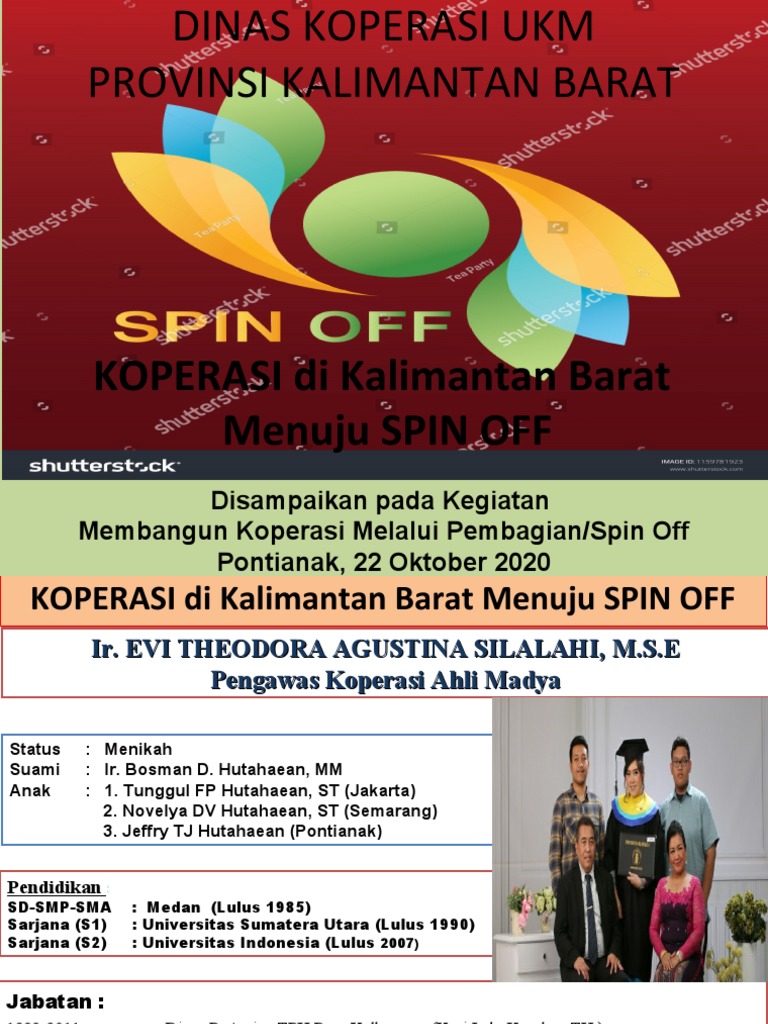 Membangun Koperasi Melalui Spin Off - 221020 | PDF | Bisnis | Pengelolaan Keuangan & Uang