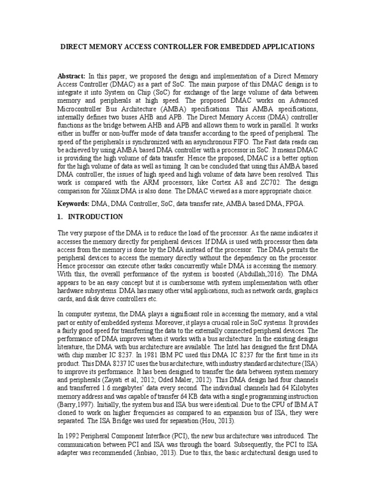 R3 Eece 795 20190123175300 | PDF | System On A Chip | Input/Output