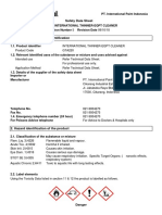 Thinner MSDS | PDF | Dangerous Goods | Carbon Dioxide