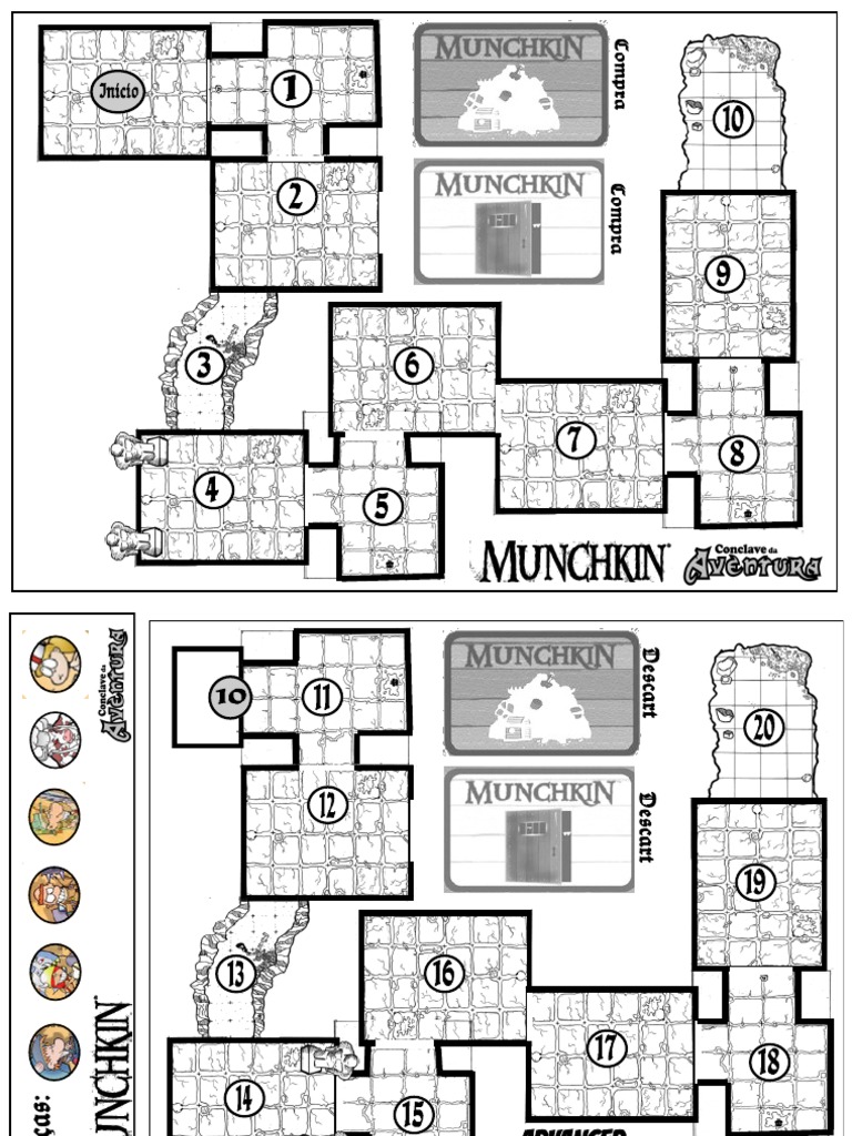 Munchkin - Map 1 | PDF