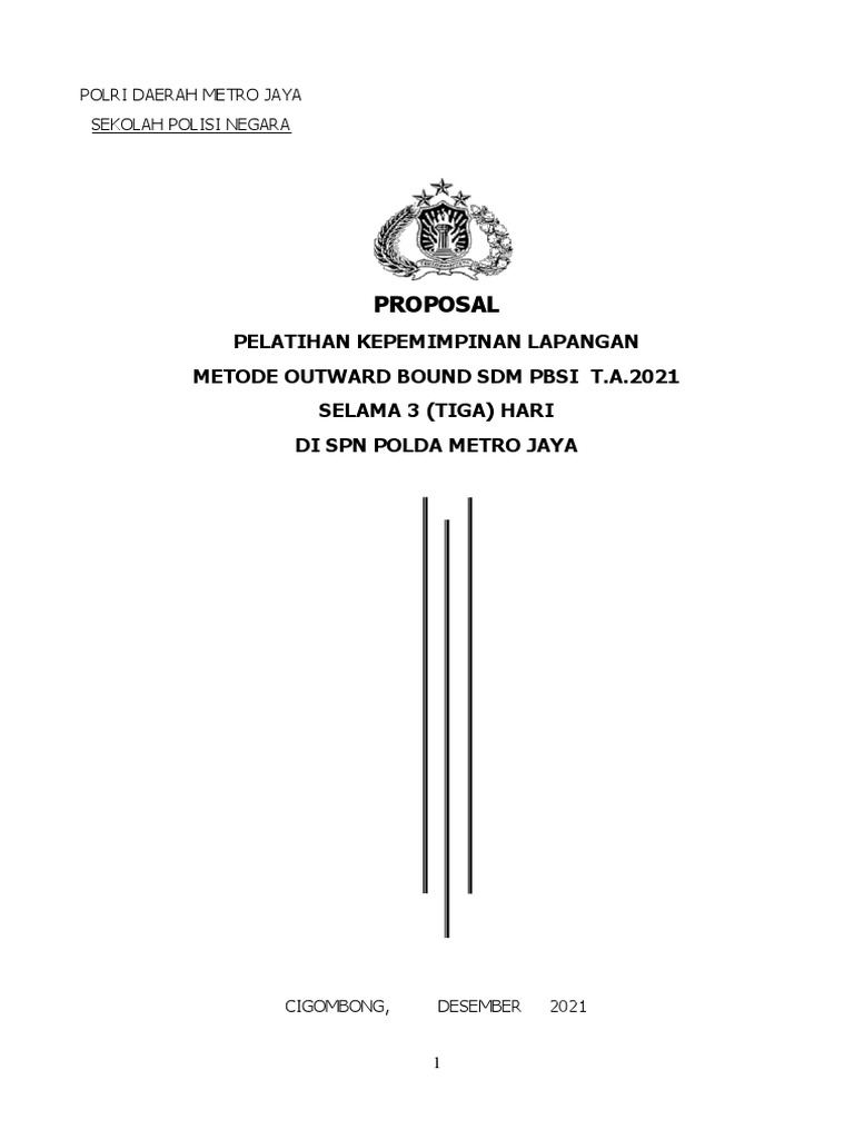 Proposal OB 3 Hari Di SPN PMJ | PDF | Bisnis