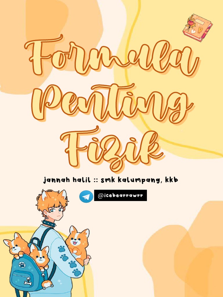 Formula Penting Fizik KSSM 2021 | PDF