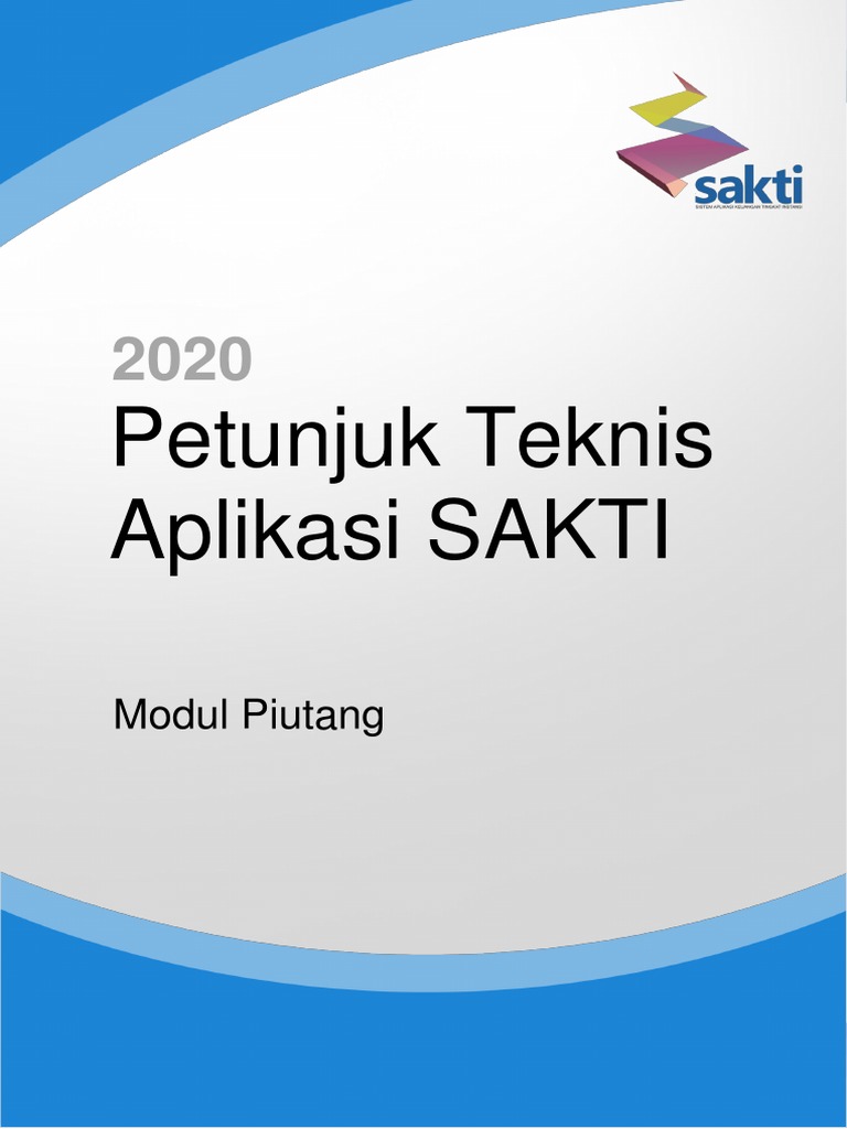 JUKNIS SAKTI-Modul Piutang Web - 30122020 | PDF