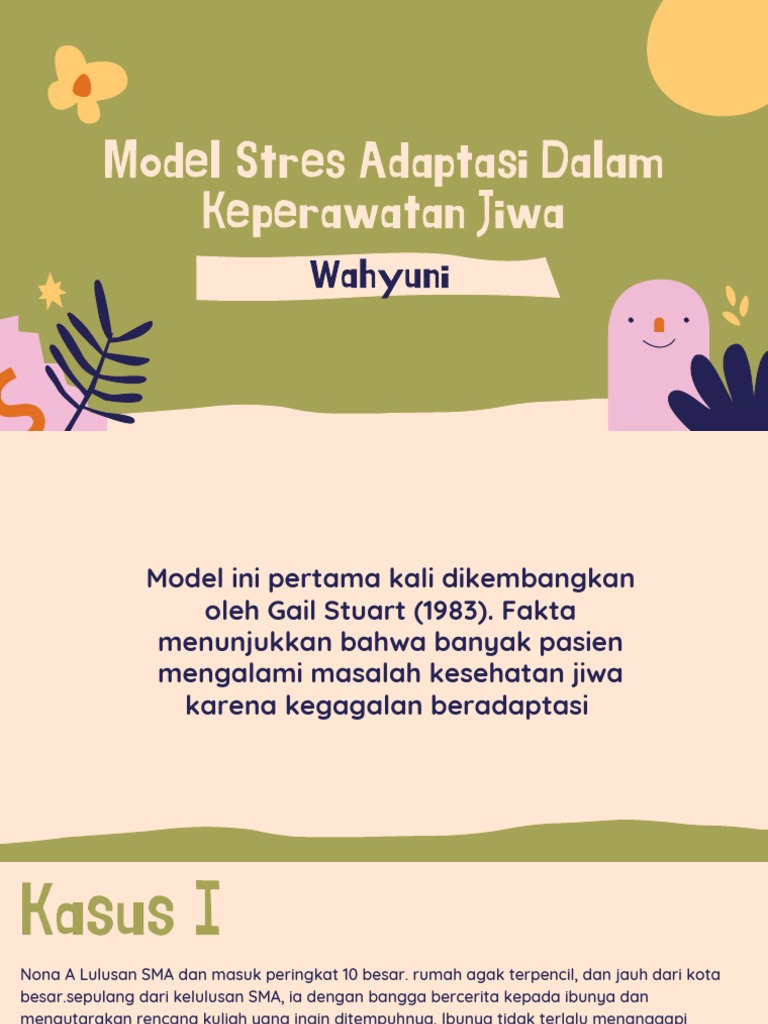 Model Stress Adaptasi Dalam Keperawatan Jiwa | PDF