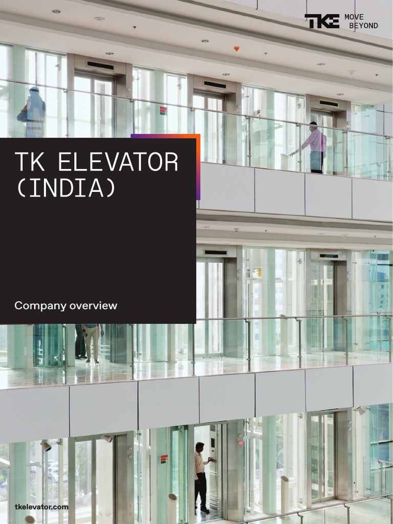 TK Elevator India Company Profile | PDF | Elevator | Efficient Energy Use