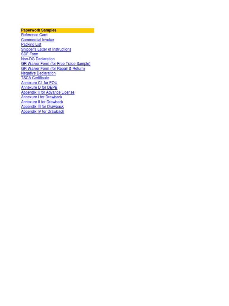 Non Hazardous Cargo - Commercial | PDF | Business