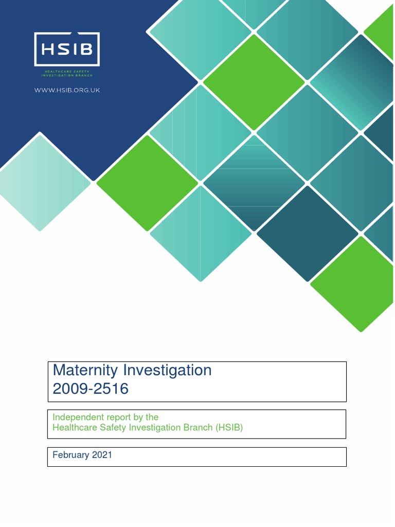 HSIB Maternity Investigation Report | PDF | Gestational Diabetes ...