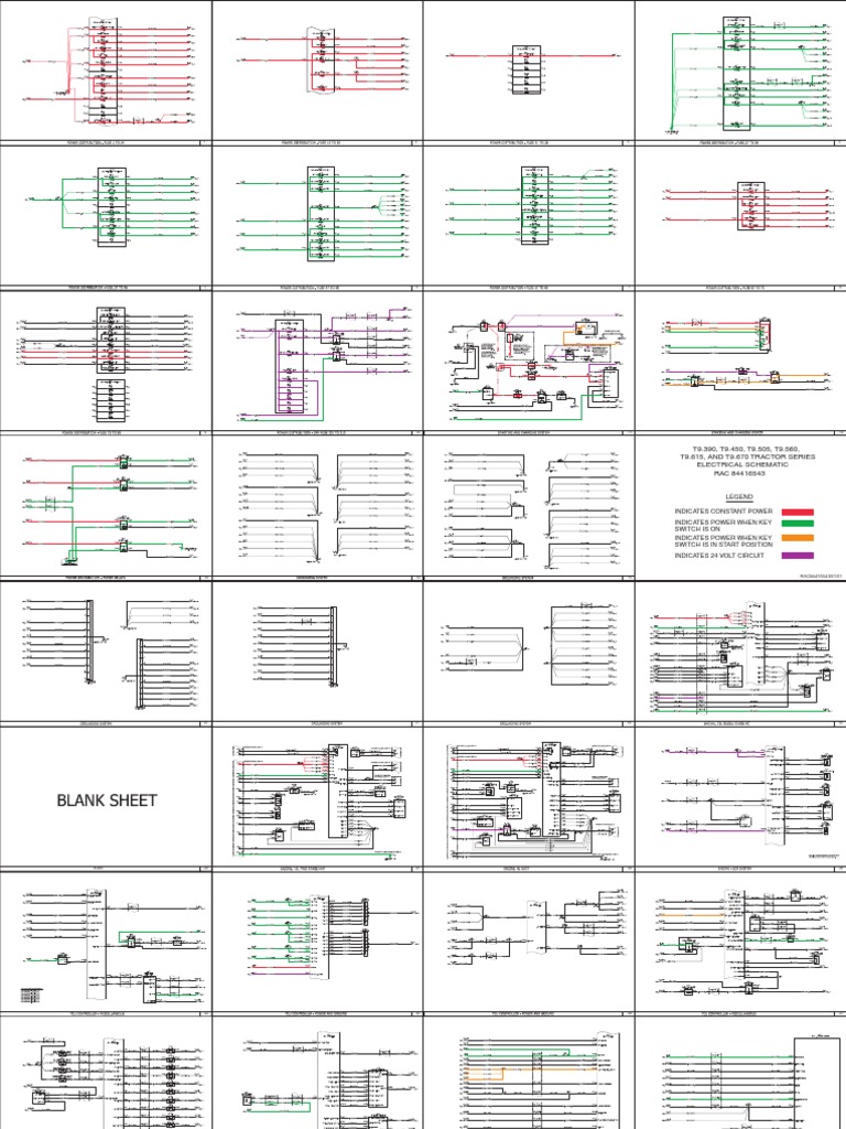 T9 Series Electrical Schematic Legend | PDF | Electrical Engineering ...