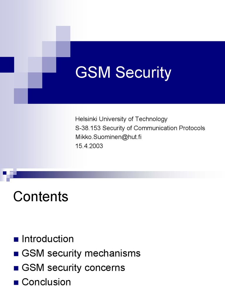 g42GSM Security | PDF | Gsm | Security Engineering