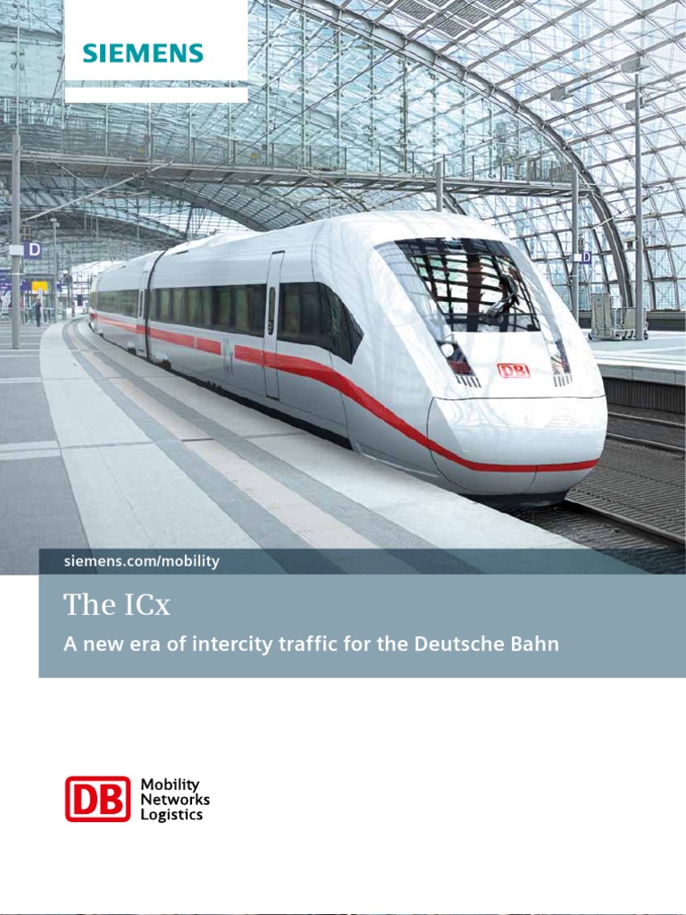 Siemens ICx Brochure en | PDF | Rolling Stock | Rail Transport