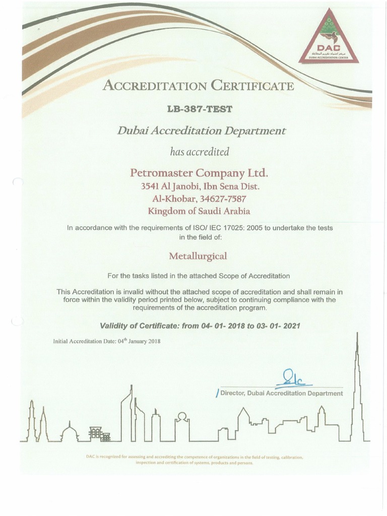 Iso 17025 Dac | PDF