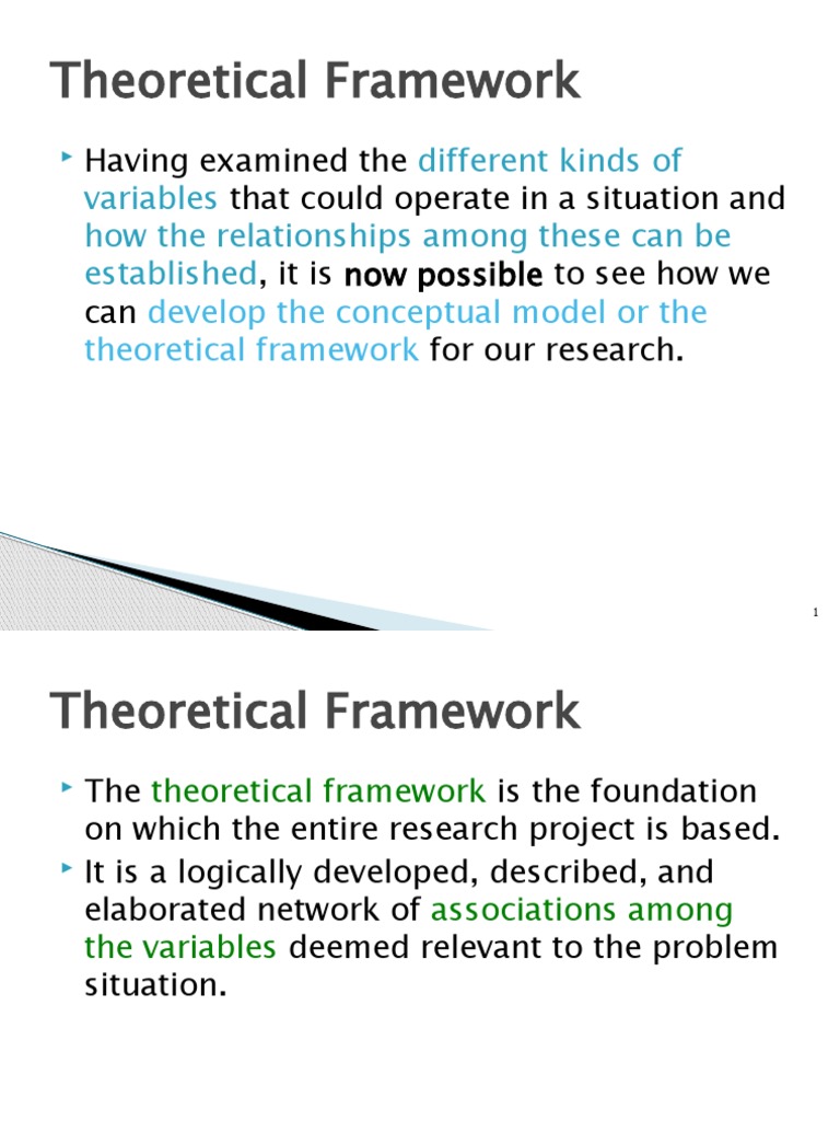 Theoretical Framework | PDF | Hypothesis | Theory