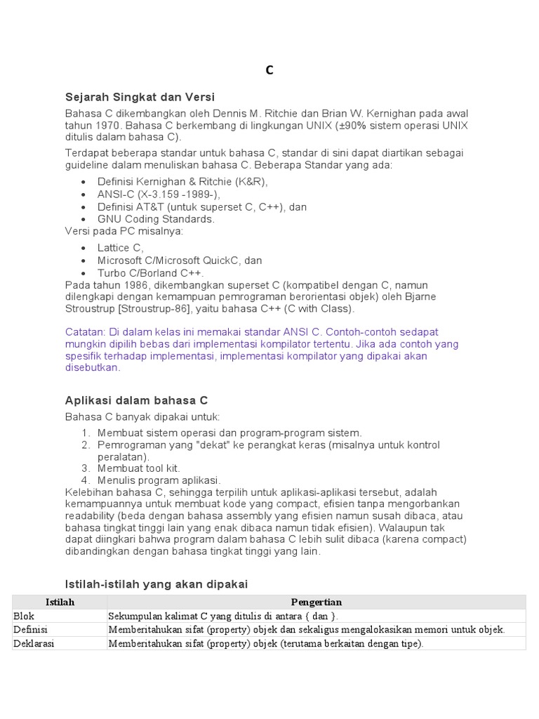 C&JAVA | PDF | Komputer