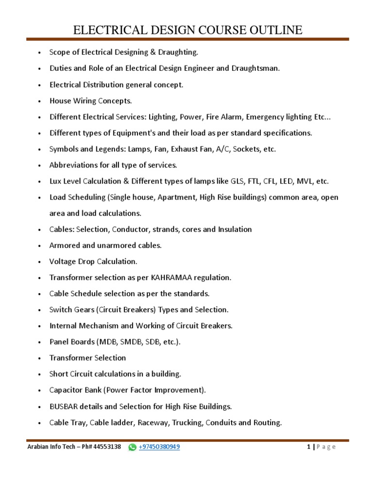 Electrical Design Known Topics | PDF | Electrical Substation | Transformer