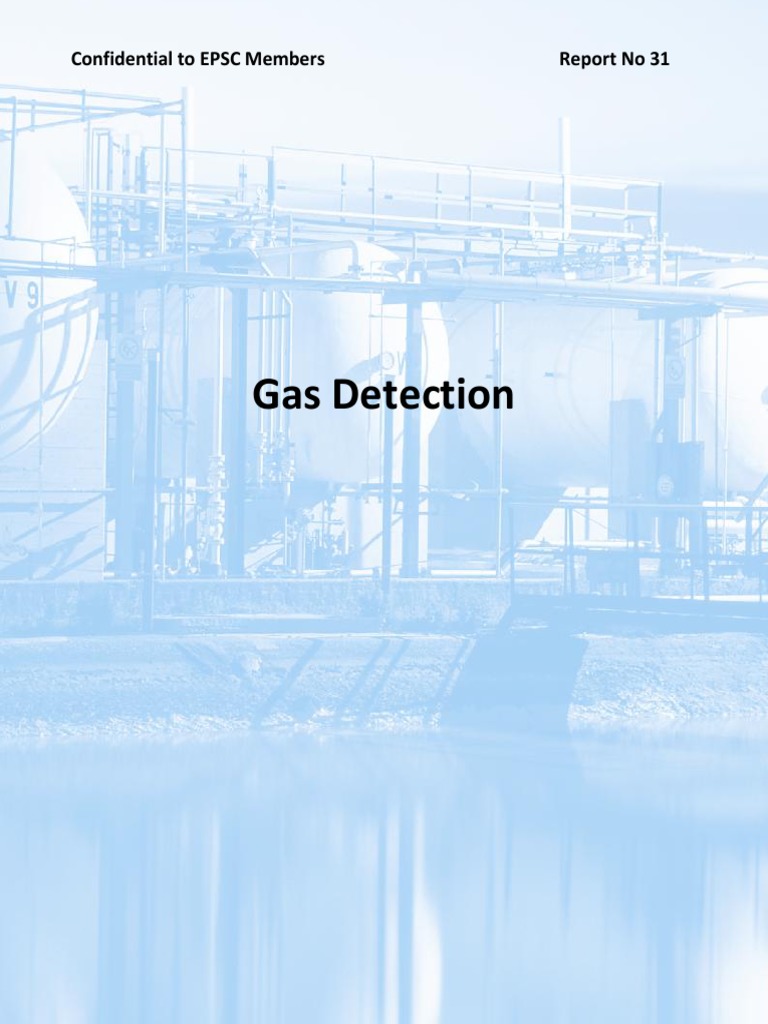 Gas Detection: Confidential To EPSC Members Report No 31 | PDF ...