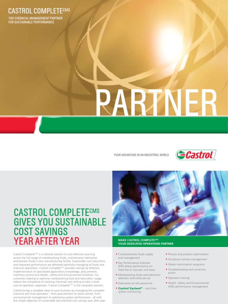 Castrol Complete Cms Brochure en | PDF | Sustainability | Procurement