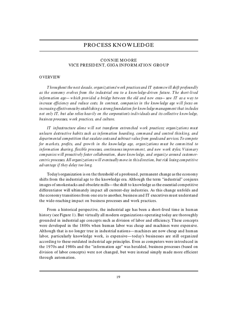 Process Knowledge | PDF | Knowledge Management | Business Process