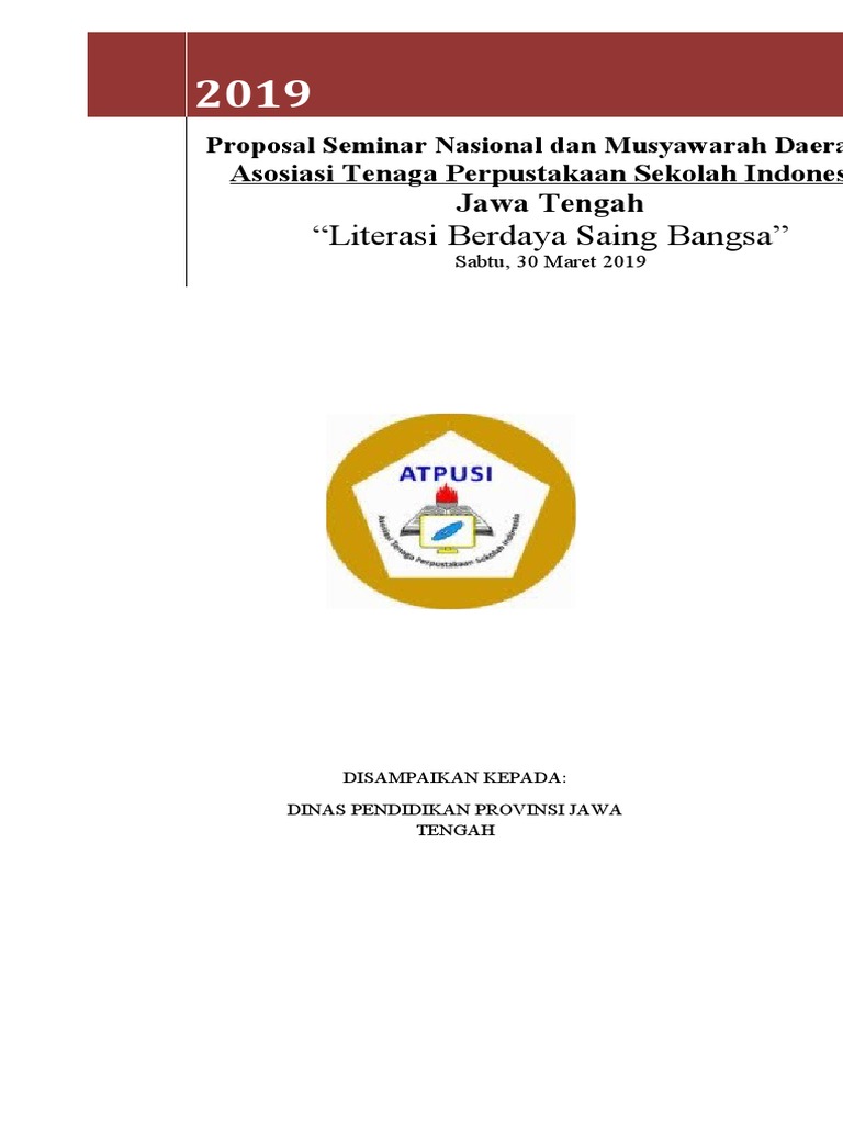 Proposal Musda Jateng | PDF