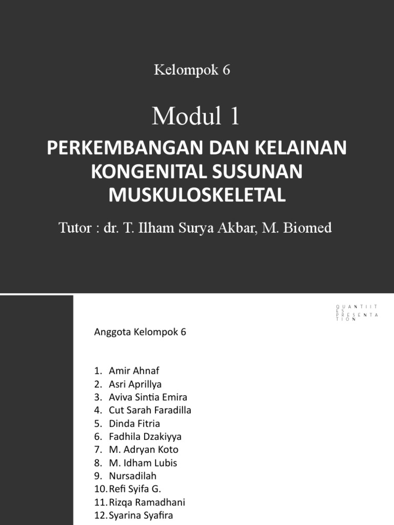 Kelainan Kongenital Muskuloskeletal | PDF