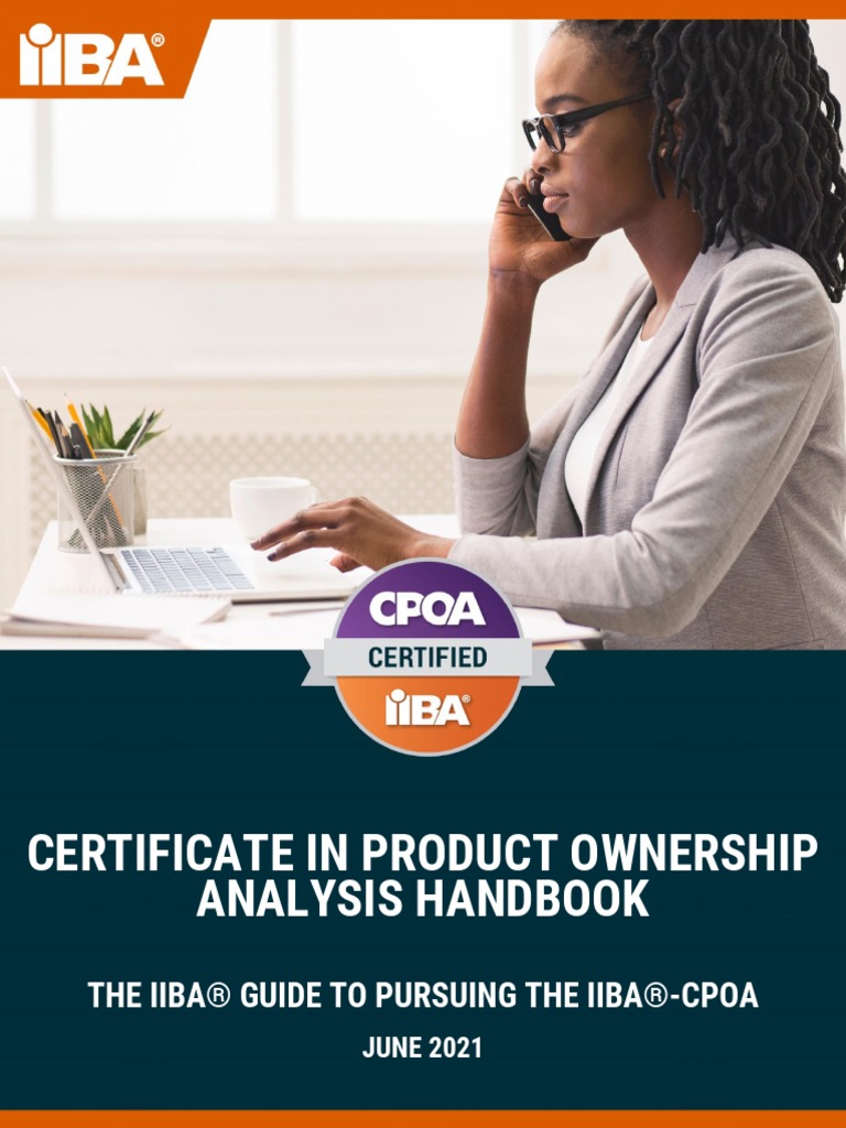 Iiba Cpoa Certification Handbook | PDF | Test (Assessment) | Competence ...
