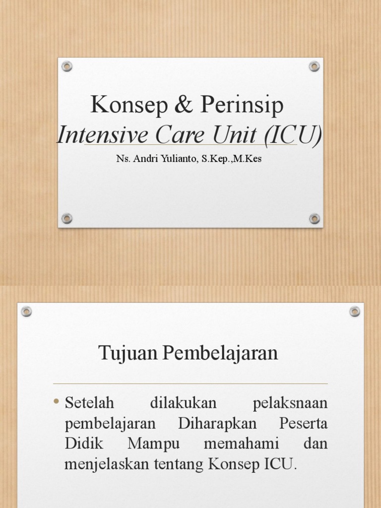 Materi 2 Konsep Icu | PDF | Kesehatan Holistik