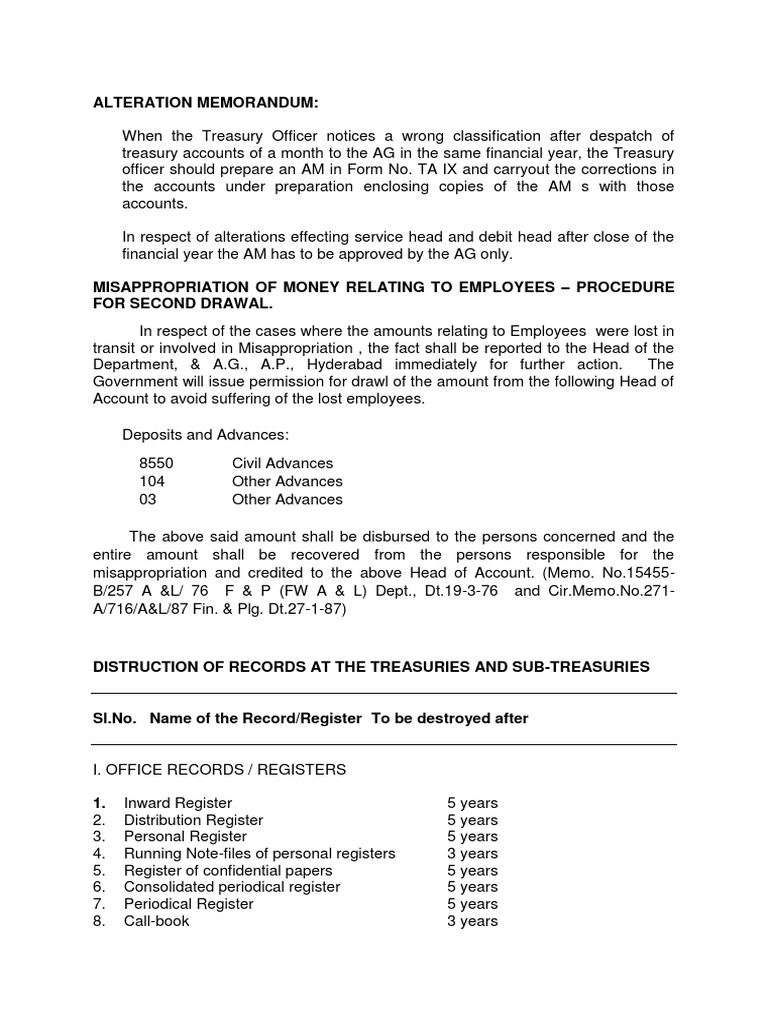 Alteration Memorandum | PDF | Receipt | Cheque