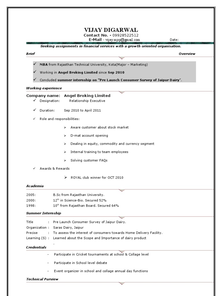 Vijay Updated Resume | PDF | Career & Growth | Business