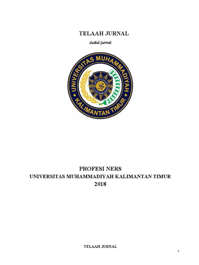 Format Telaah Jurnal | PDF