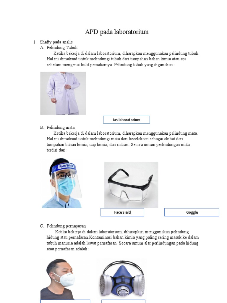 APD Pada Laboratorium | PDF