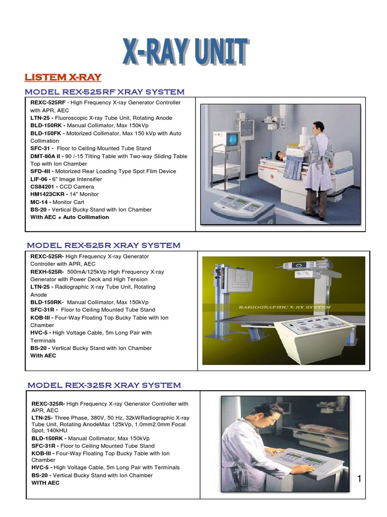 X Ray Radiology Products National Medical Supplies | PDF | Ct Scan | X Ray