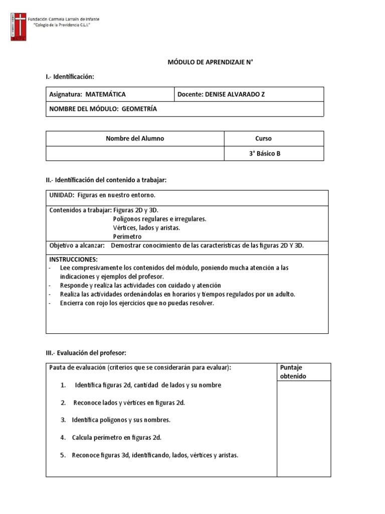 Modulo Mate Geometría | PDF | Polígono | Politopos