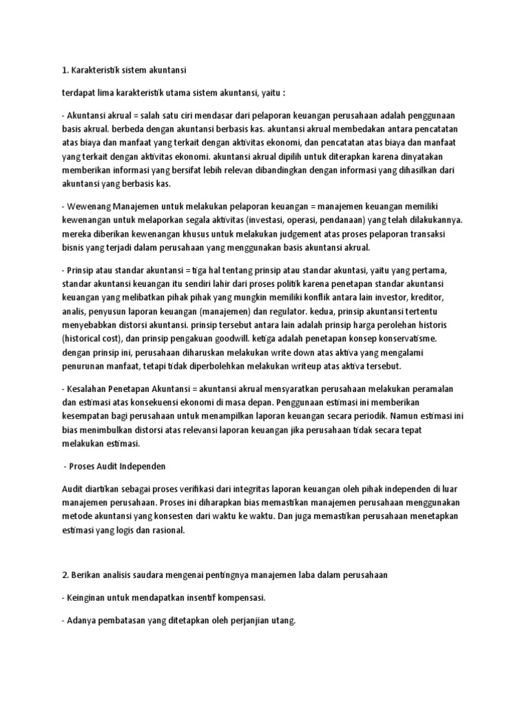 Tahapan Analisis Akuntansi | PDF