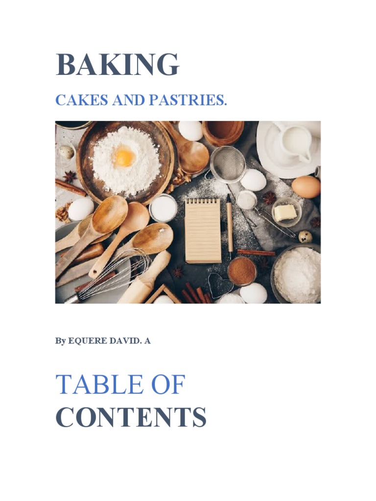 An Introduction To Baking | PDF | Baking | Cakes