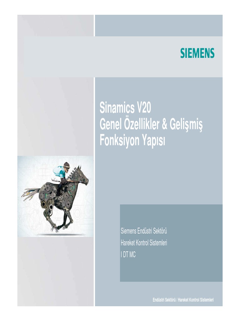 Sinamics V20 Genel Pdf